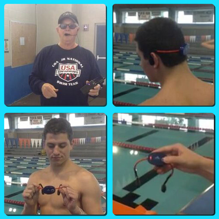 Bone Conduction Wireless Earphone - Aquatalk Transmitter