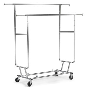 Portable Garment Racks - Versatile Clothing Solutions