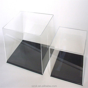 Buy Freestanding plexiglass pyramid acrylic display case with Custom ...