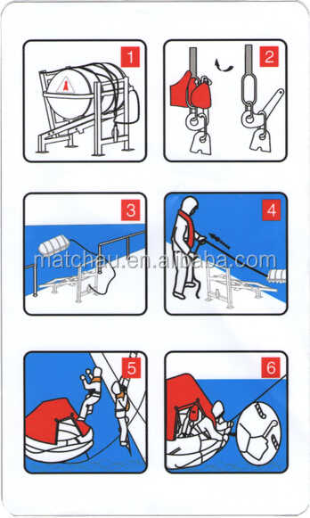Stickers on Life Raft Container: Waterproof Boat Stickers for Enhanced ...
