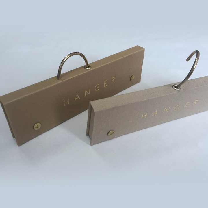 Factory Supplier Metal Hanger Fabric Display Hangers Textile Swatch ...