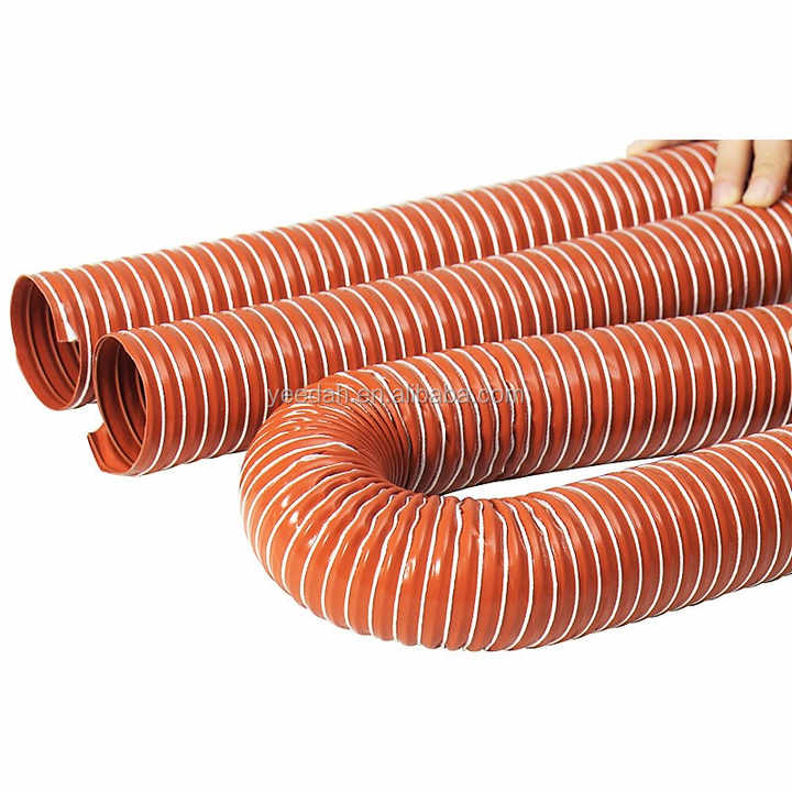Ventilation Duct Supplier - Silicone Rubber Glass Fiber Hose Fabric Air ...