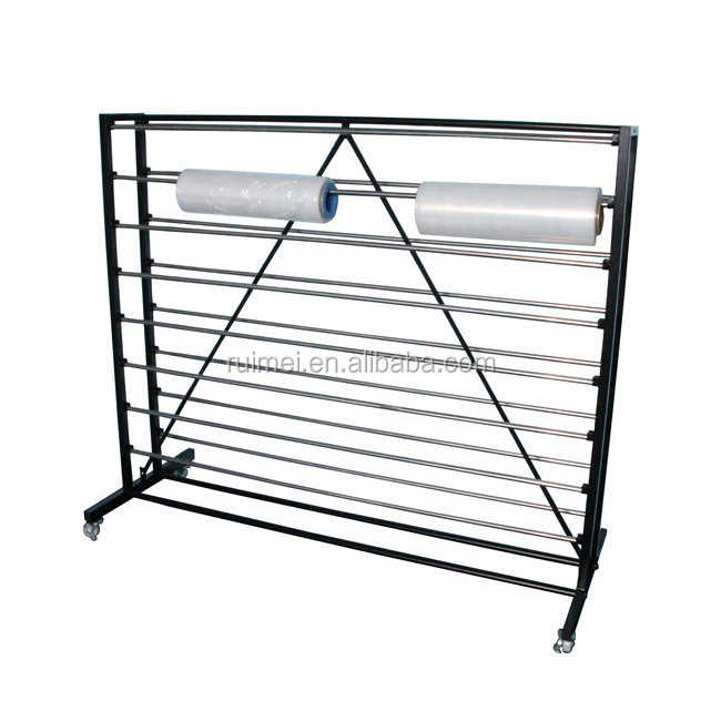 Floor Displays Metal Stands - Customizable Fabric Racks