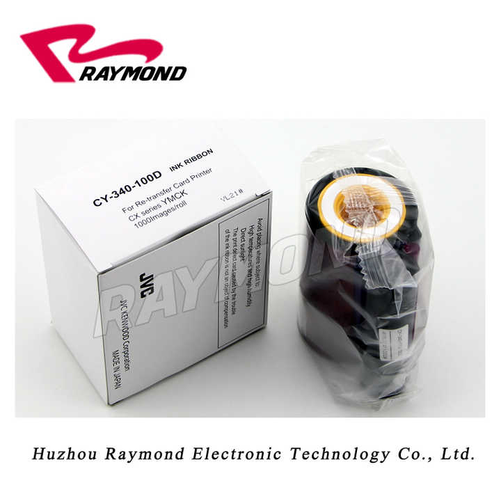 원래 DNP CX-D80D CX-D80SR CX330 CX320 CX210 ID 카드 프린터 CY-340-100D YMCK 리본 ...