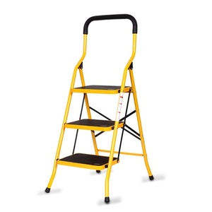 Purchase Portable and Freestanding 3 step safety ladder with handrail ...