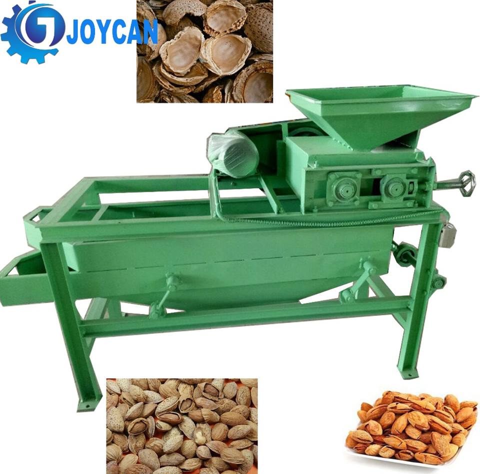 Almond Small Nut Cracking and Shelling Machine - 98% Capacity