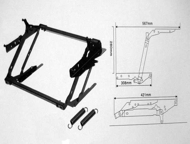 Rockler Lift Top Mechanism - Versatile Furniture Solution