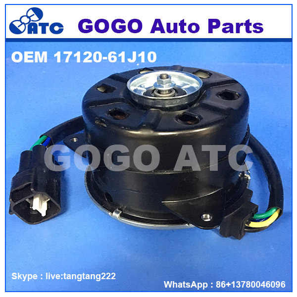 12V DC Car Radiator Fan Motor for Suzuki OEM 168000-9370