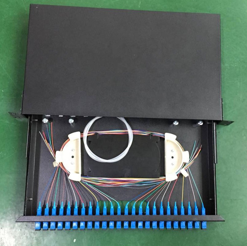 On Sale 96 Port Fiber Optic Patch Panel Waterproof Design & Supports SC ...