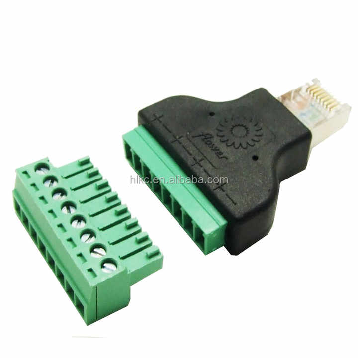 RJ45 Male Connector for CCTV Camera System DVR - Reliable