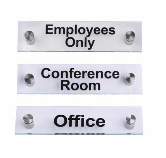 Custom Acrylic Office Door Sign - Professional Name Plates
