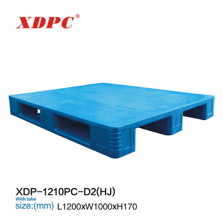 Standard Measurements Stackable Used Three Plastic Skids Blue Pallets ...