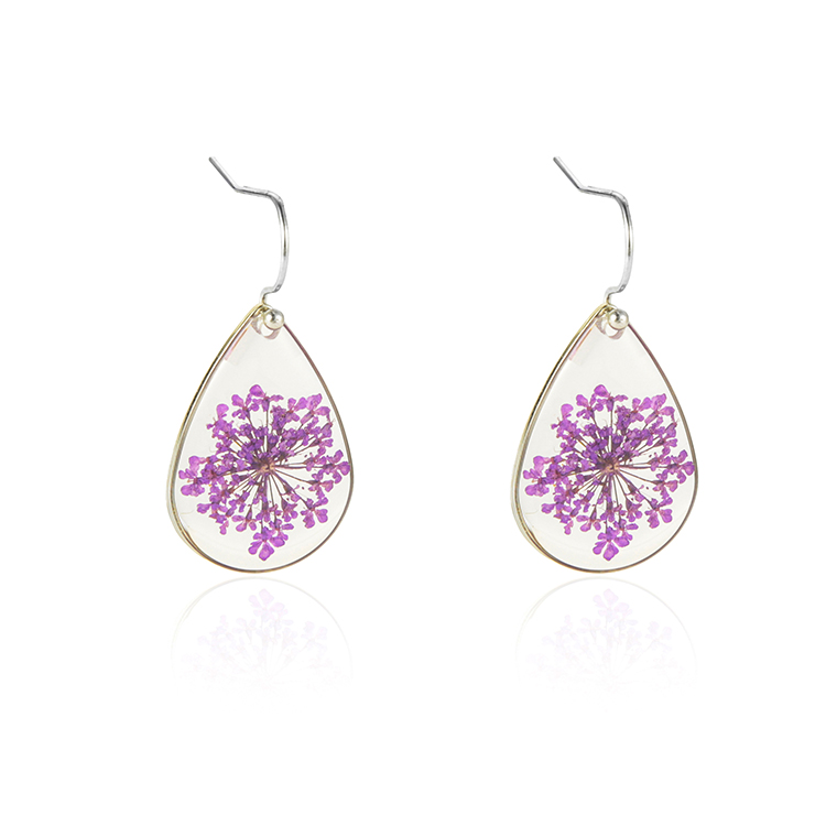 Pressed Flower Resin Jewelry - Trendy Nature-Inspired Design