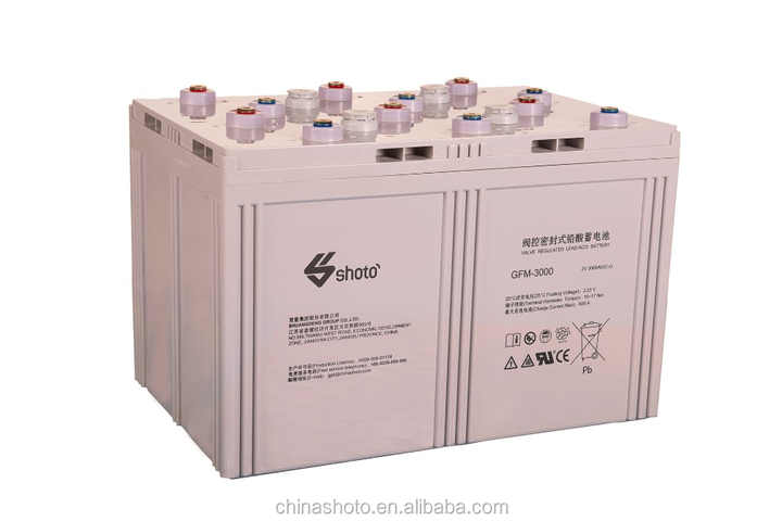 Shoto GFM-3000 VRLA Battery - 3000ah for Telecom & Energy Storage