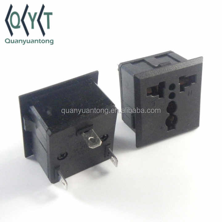 Wall Socket SS-801 BK Universal Wall Socket Universal Adapter Cooppre ...