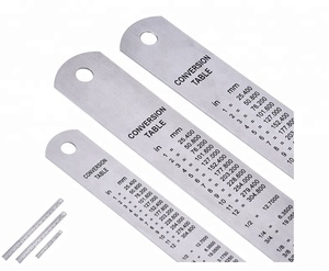 Wholesale stainless steel ruler conversion table With Appropriate ...