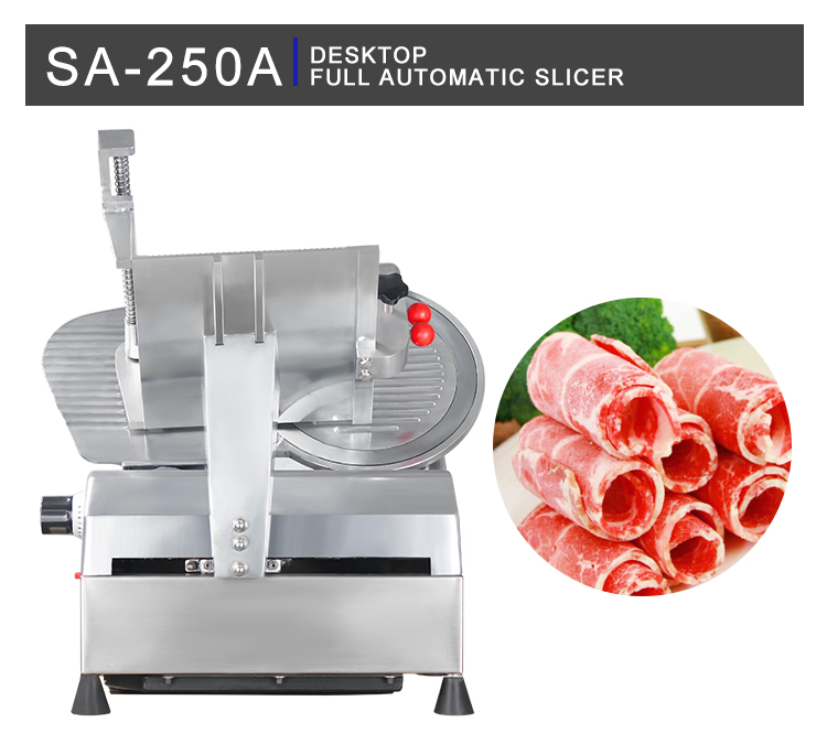 Industrial Meat Slicer Machine - Stainless Steel Automatic