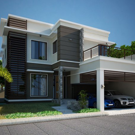 250m2 House - Modern Prefab Villa with Durable Materials