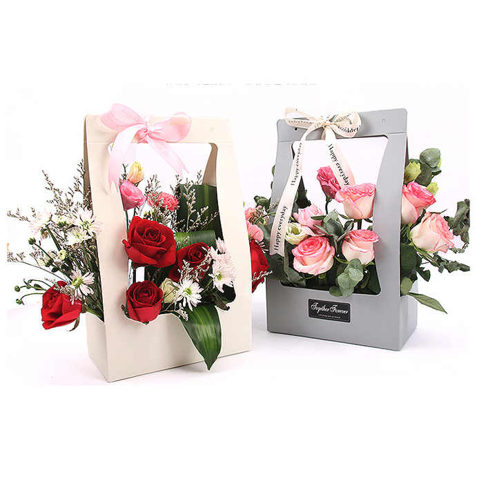 Paper Flower Basket - Perfect for Gift Packaging & Crafts