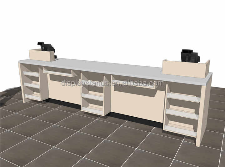 Shop Counter Design - Customized MDF Wheel Counters