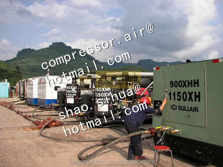 Sullair 900XHH/1150XH Portable Air Compressors - 900 CFM & 1150 CFM