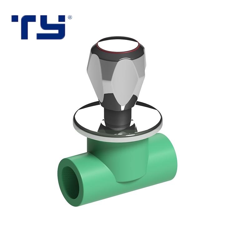 Van Xả Ppr Mạ Crôm Xanh Dn20 Dn25 Dn32 - Buy Ppr Stop Cock Valve,Ppr C ...