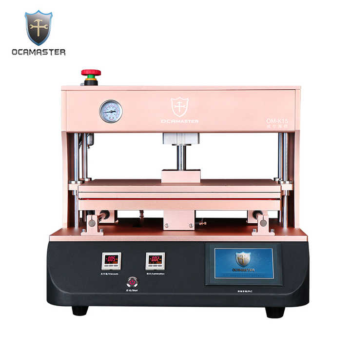 OCAmaster LCD Lamination Machine OM-K15 LCD Laminating OCA Lamination Machine with outside ...