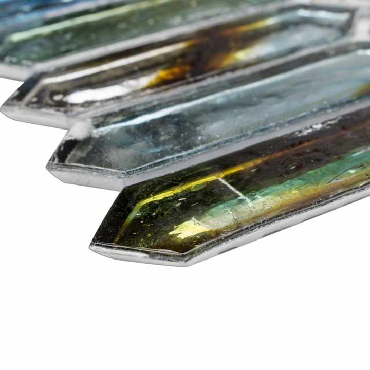 Blue and Green Glass Mosaic Tile