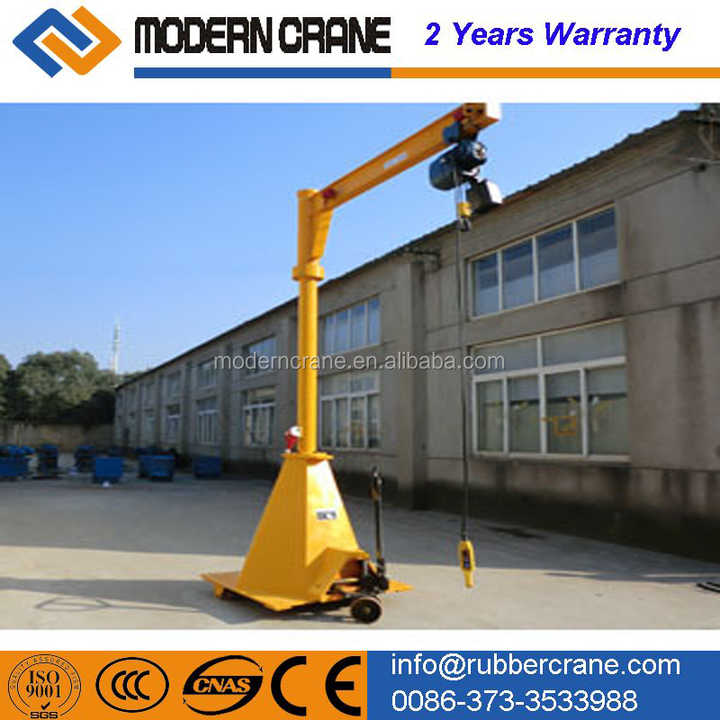 Workshop Lifting Jib Swing Rotational Arm Lift Balancing Floor Crane