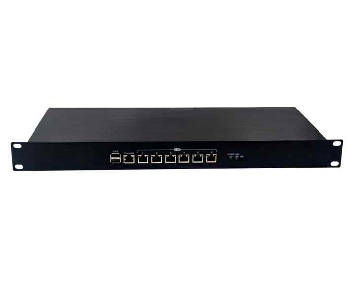 6 Lan Port 1u Rack Mount Server J1900 Fanless Mini Pc