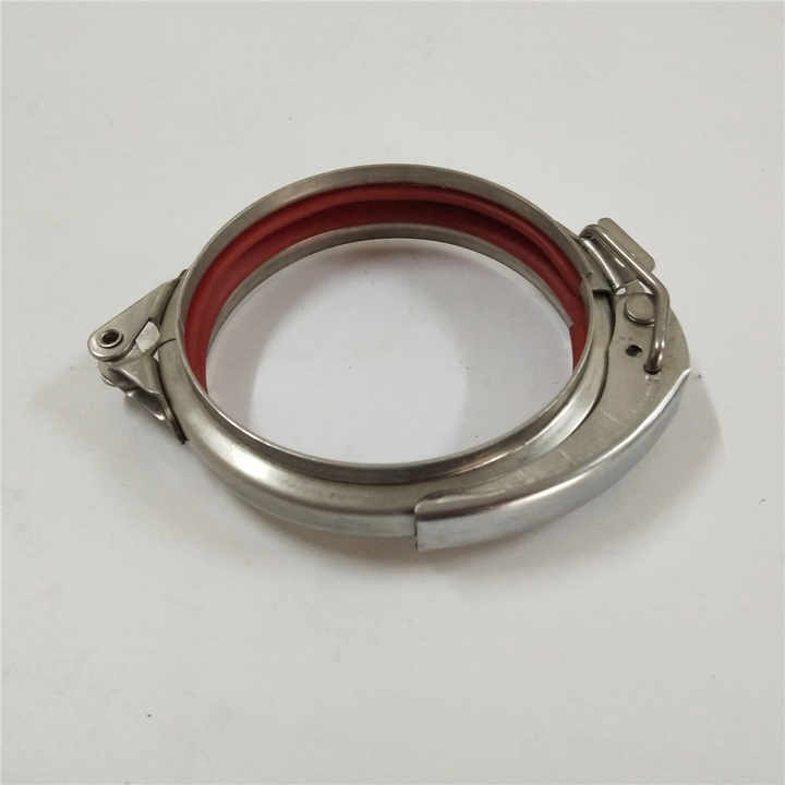 Galvanised Pipe Quick Connect Clamp with V Gasket Quick Lock Flange ...