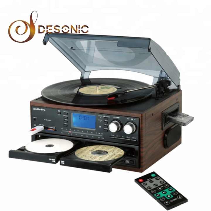 All in One Record Player - CD, Cassette, and Radio Combo