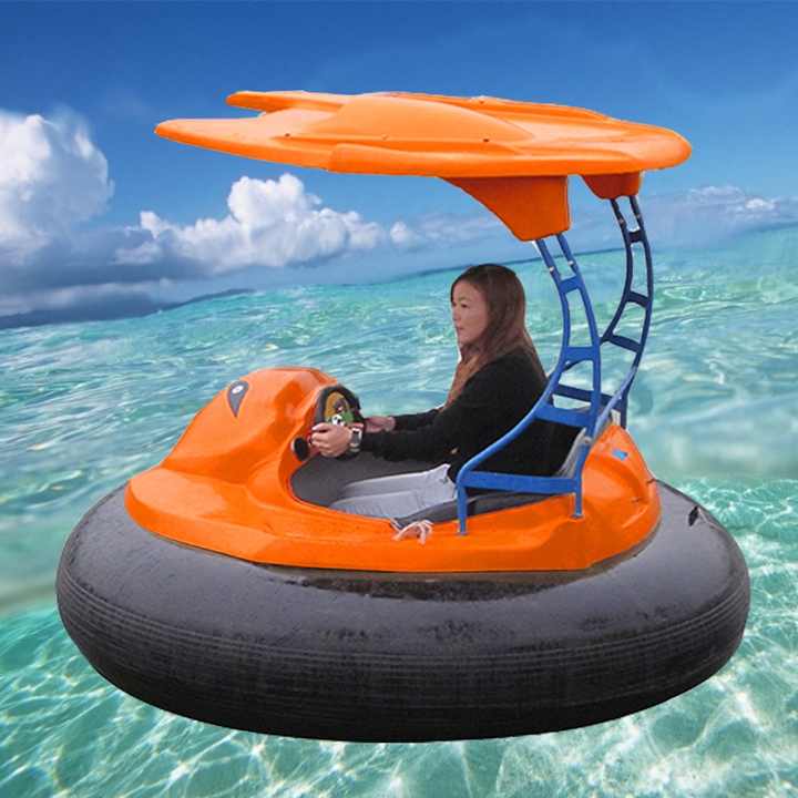 Kids Fiberglass Boat for Pool Fun - Electric Bumper Boat