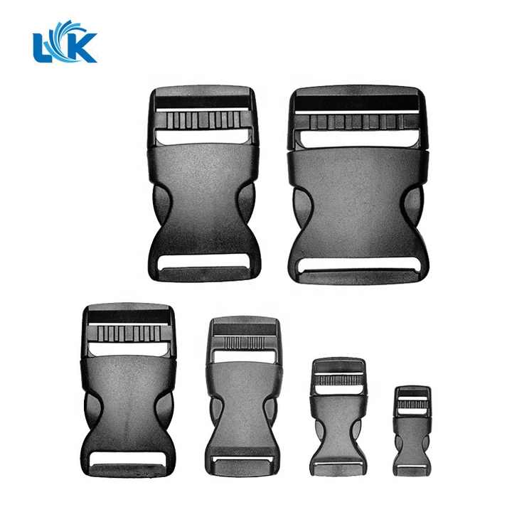 Adjustable Buckles Strap Belt Buckle Adjustable Black Plastic Tri Glide ...
