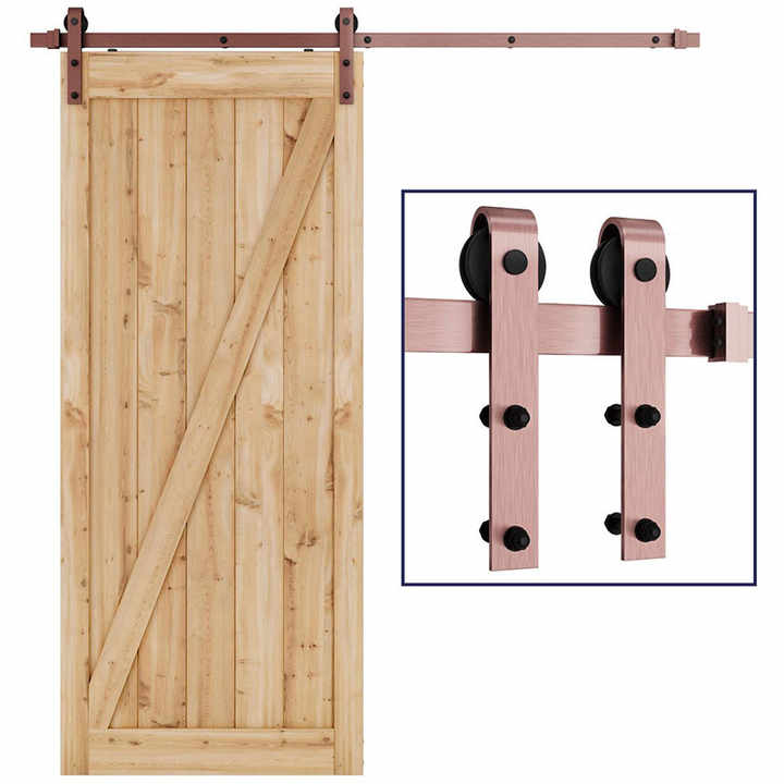 Sliding Barn Door Track System Kit - Durable & Stylish
