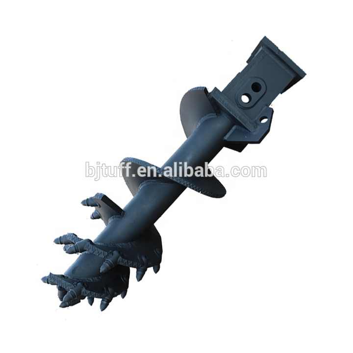 Double Cut Single Spiral Conical Auger for Rotary Drilling
