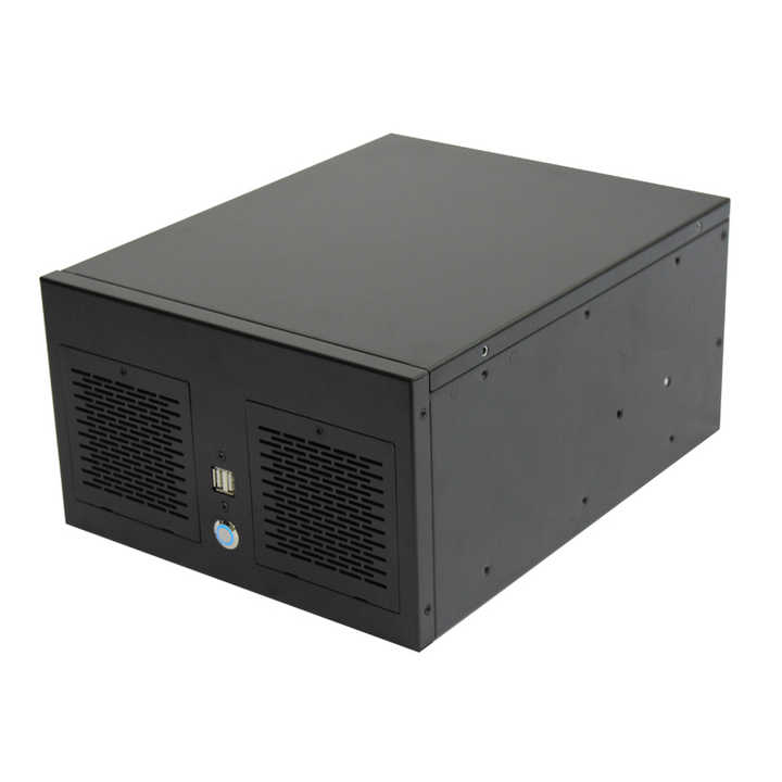 Mini Itx PC Case - Full Tower Horizontal Desktop Computer