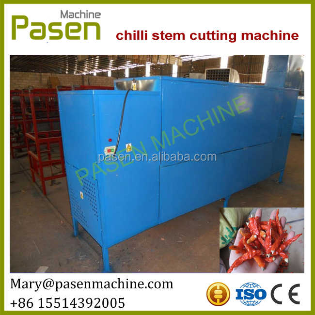 Machine automatique d'extraction des tiges de piment, coupeur de piment ...