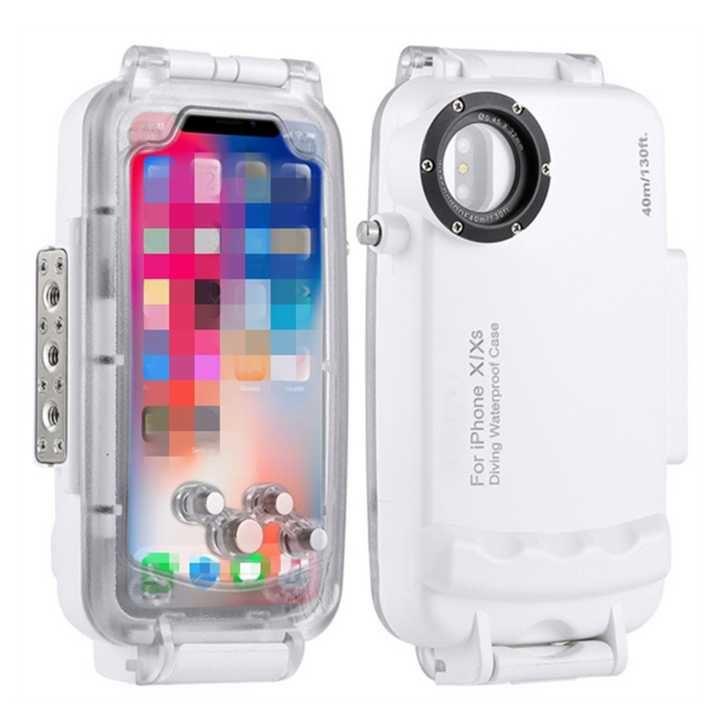40M Underwater Housing Waterproof Case for Iphone 7 8 Plus X XS Max XR