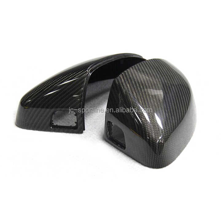 A3 mit Side Assist Holes Replacement Carbon Fiber Fabric Mirror Covers fur AUDI A3 S3 RS3