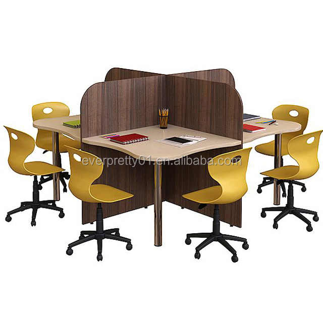 Hot Sale Library Series Student Wooden Reading Table and Chair with ...