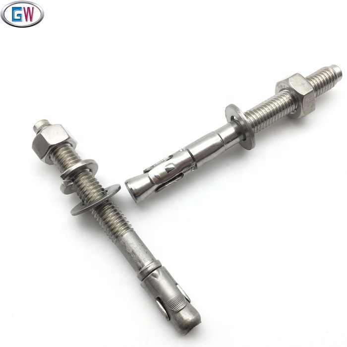 A2 A4 304 316 ancla de cuña de acero inoxidable ancla Bolt a través del ...