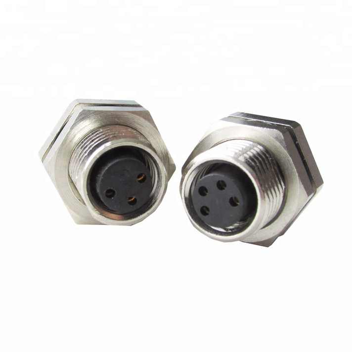 Waterproof M8 Pin Connector 4pin Male Connector Bulkhead, 52% OFF