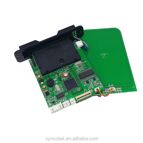 Anti skimming ATM EMV Motorized Card reader writer support IC , RFID ...