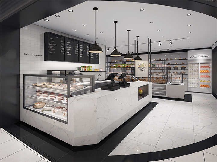 OEM High Quality Bakery Display Counter Design for Shop