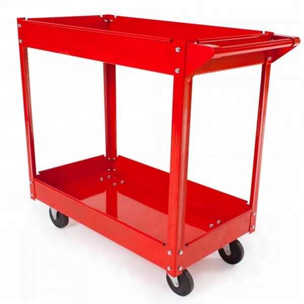 Utility Service Cart with 2 Tier - Durable & Versatile