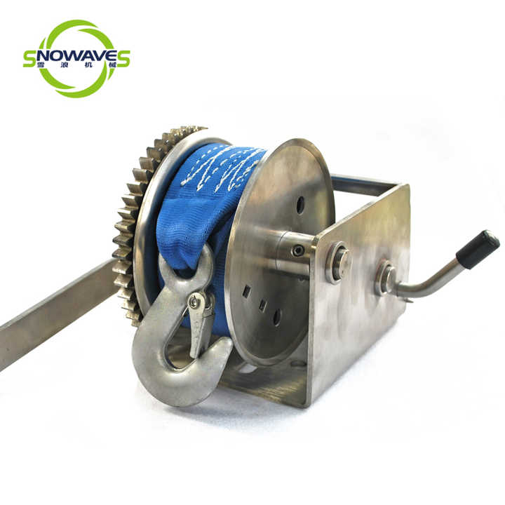 2000 LB Stainless Steel Boat Winch - Manual Hand Winch