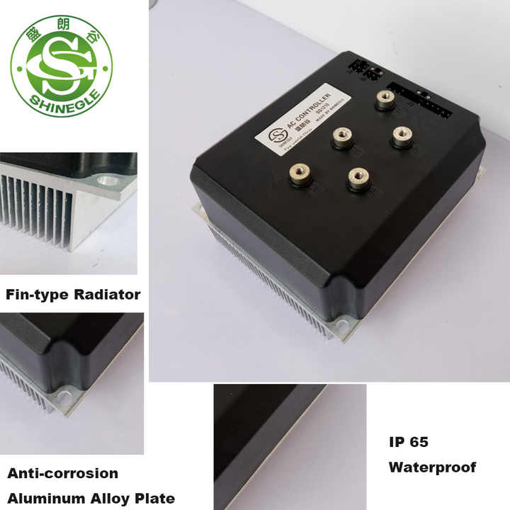 Shinegle 3kw 48v AC Motor Controller EV Conversion Kits Electric Motor ...