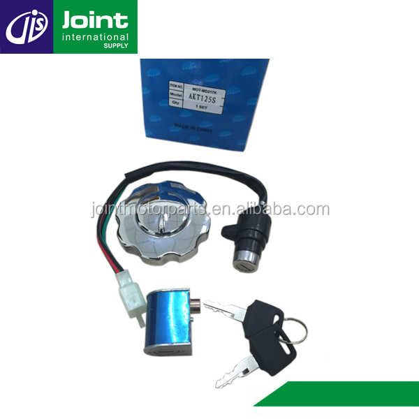 Motorcycle Fuel Lock Fuel Tank Lock Cap Motorcycle Lock Set for AKT125S ...