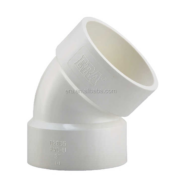 时代 ASTM D2665 PVC DWV 管件 45 度弯头与 NSF 证书| Alibaba.com